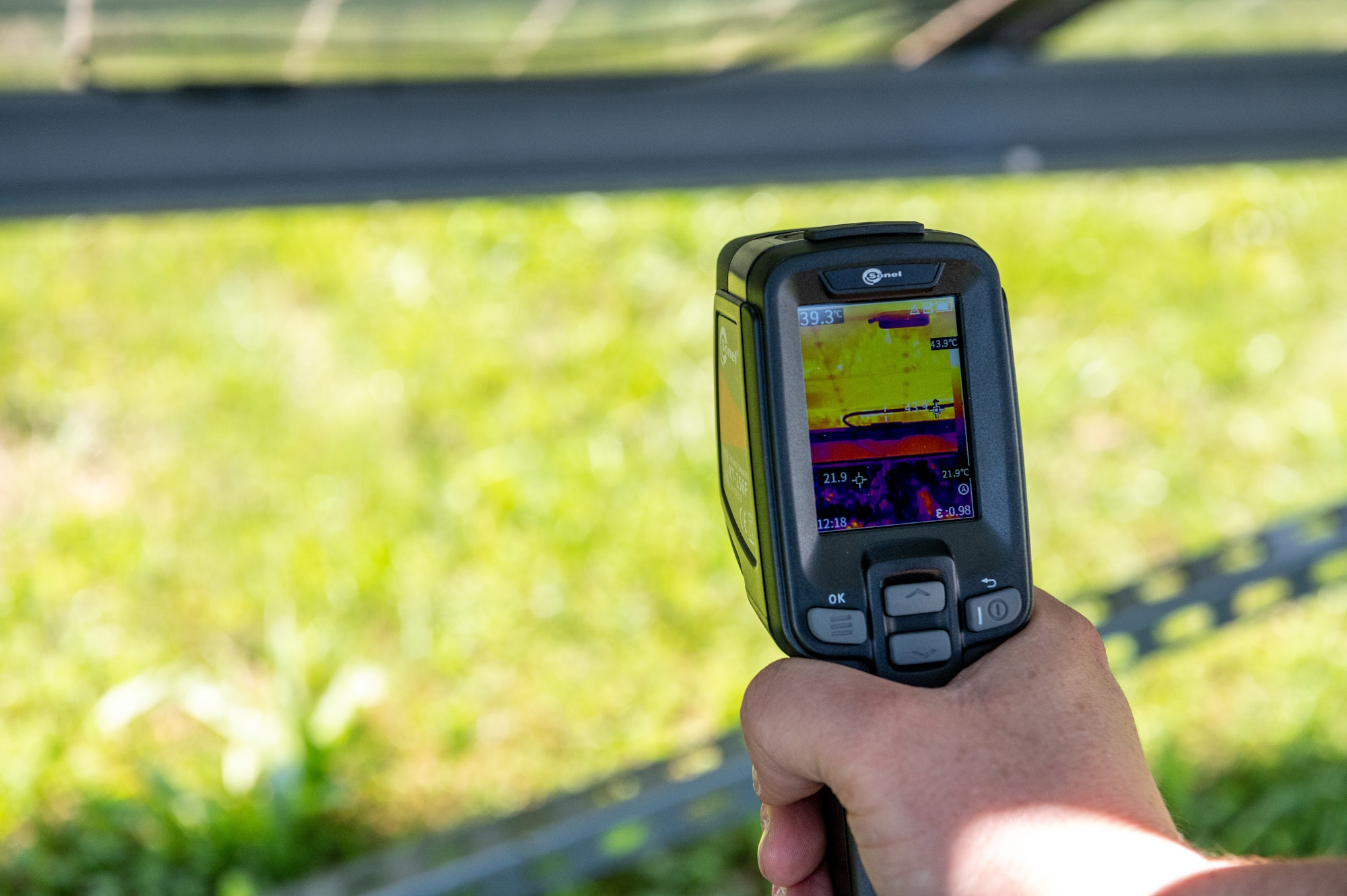 Inspections of photovoltaic installations with a thermal-vision camera ...